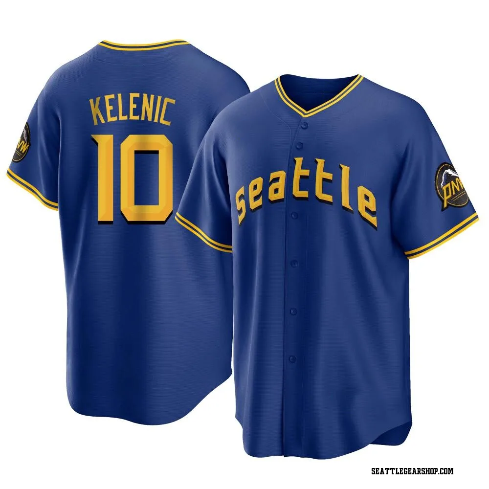 Jarred Kelenic Youth Replica Seattle Mariners Royal 2023 City Connect ... Jarred Kelenic Youth Replica Seattle Mariners Royal 2023 City Connect ...